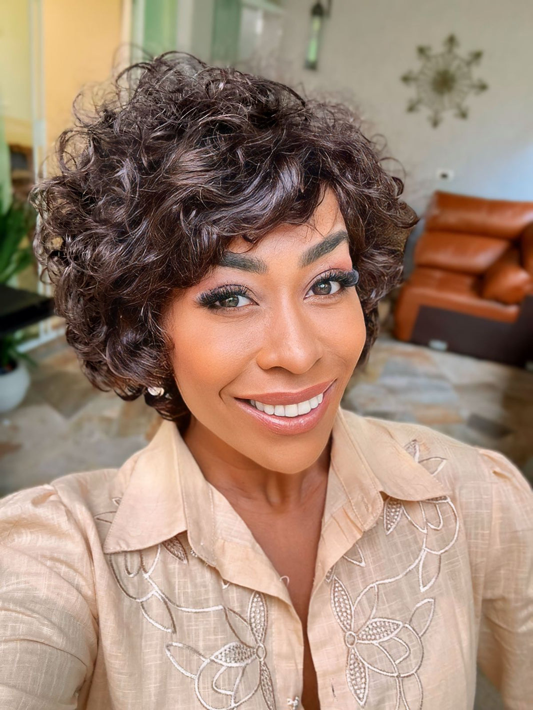 Wigs Laces - Ofertas em Lace on Wig, Peruca Wig Cacheada – Lady Laces